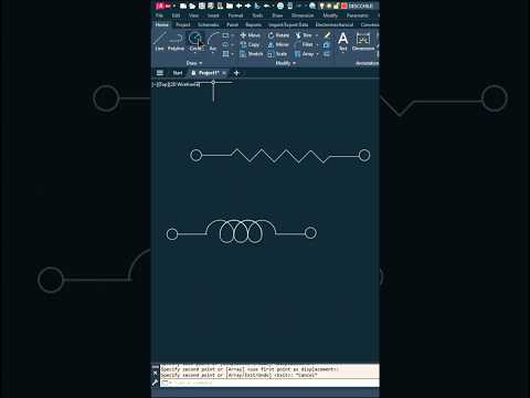 AutoCAD Electrical Practice - Inductor #autocadelectrical #autocadsoftware #engineeringdesign