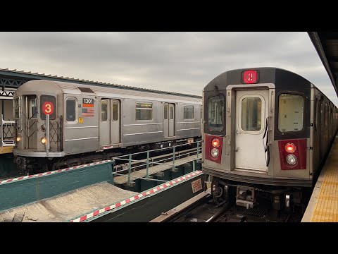 IRT Livonia Ave Line: Manhattan and New Lots Av bound (2) (3) (5) Trains @ Van Siclen Av (R62, R142)