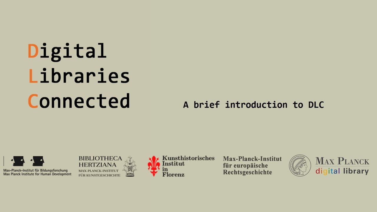 Digital Libraries Connected (DLC) – A brief introduction