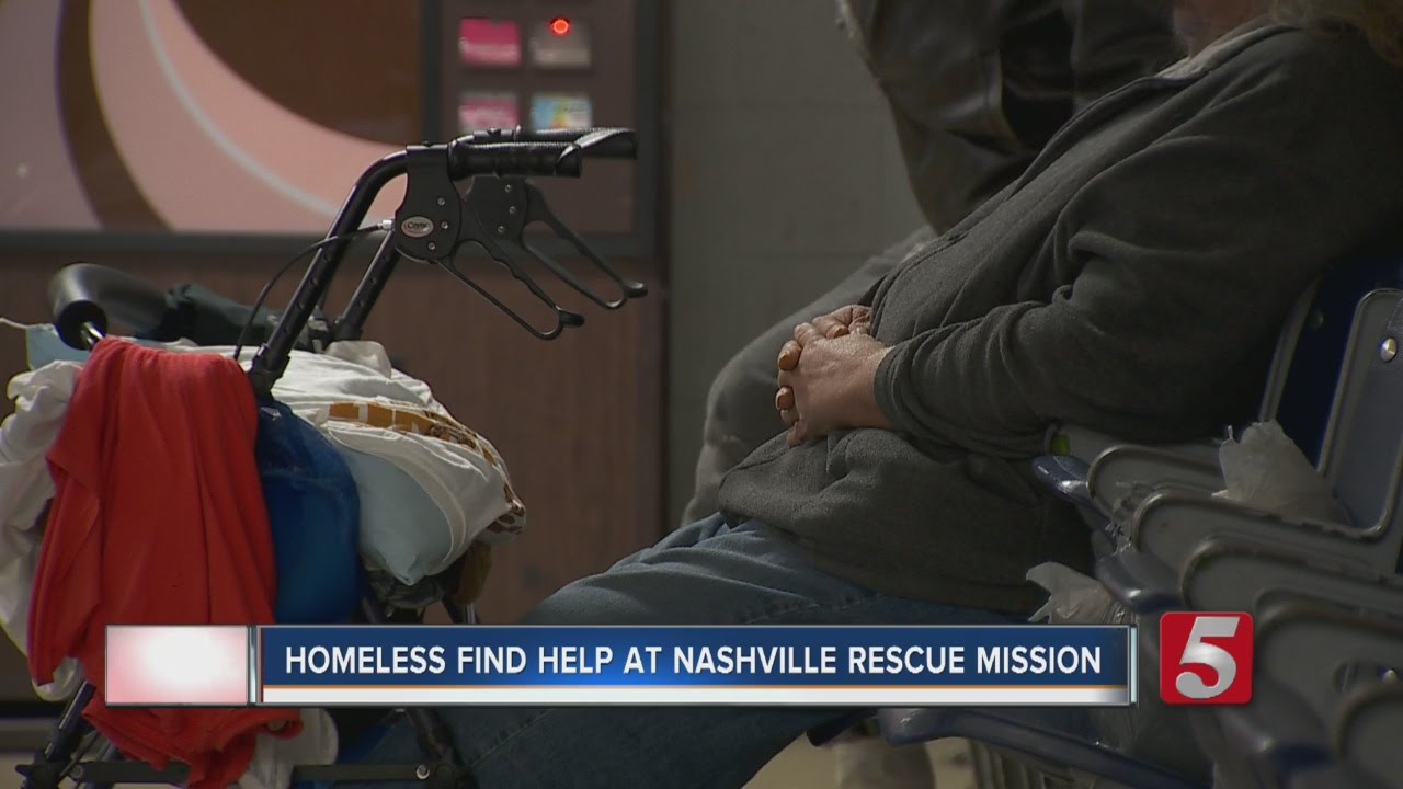 Homeless Seek Shelter During Cold Temperatures