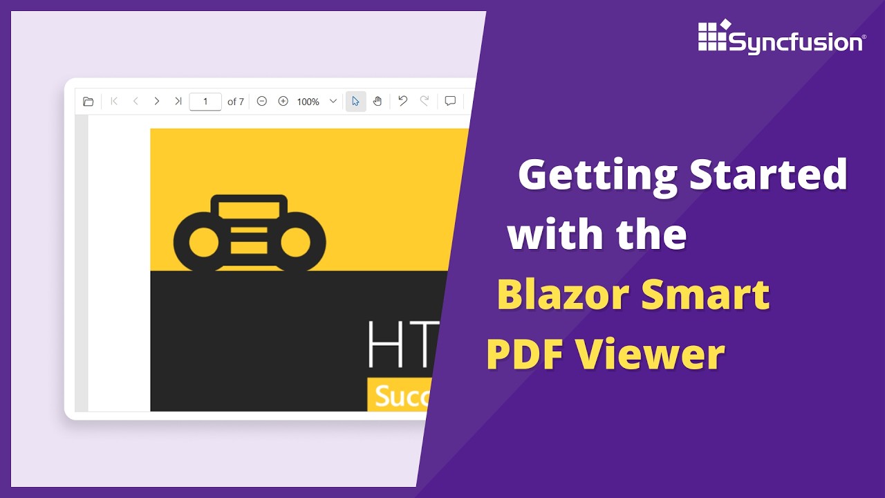 Getting Started with the Blazor Smart PDF Viewer