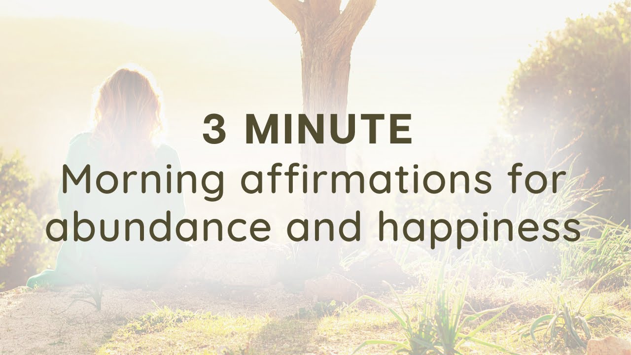Morning Affirmations for abundance and happiness: Today is going to be a GOOD DAY