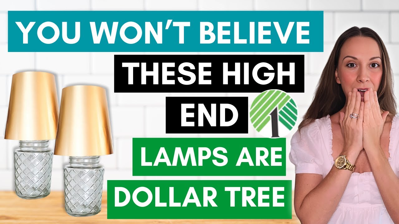 *GENIUS* Dollar Tree DIY Table Lamps 💡DIY Dollar Tree Light fixtures, Dollar Tree DIY Lampshade