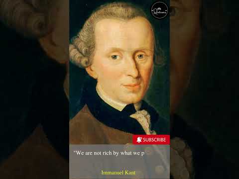 🟢IMMANUEL KANT MOST FAMOUS QUOTES ABOUT RICHNESS #shorts #immanuelkant