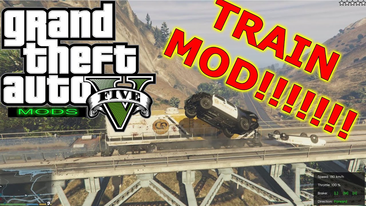 Realistic Train Mod 1.1.1 - GTA 5