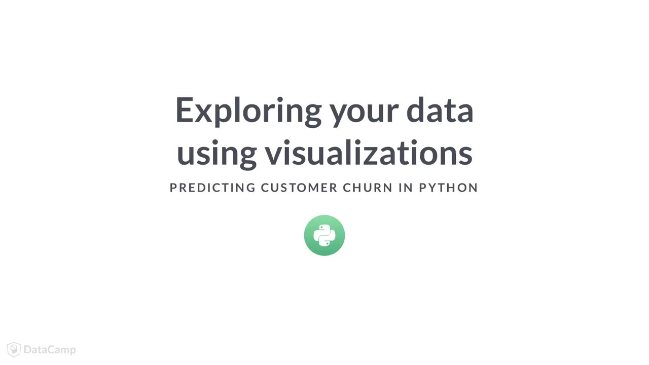 Python Tutorial: Exploring your data using visualizations
