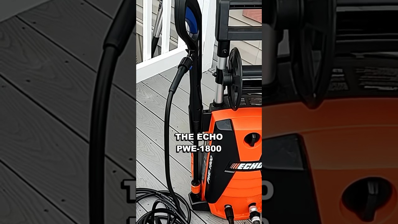@landscapesbyacme shows why the ECHO PWE-1800 is the best for power washing your porch!