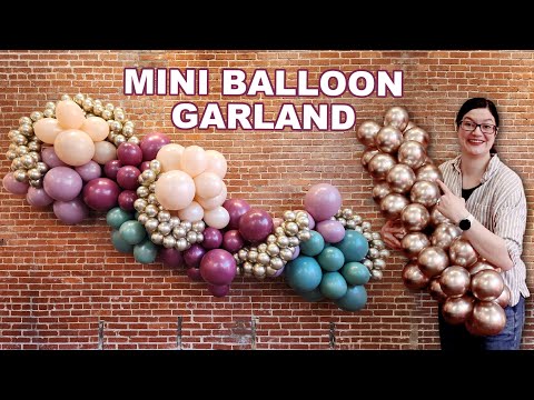 How to Make Mini Balloon Garlands