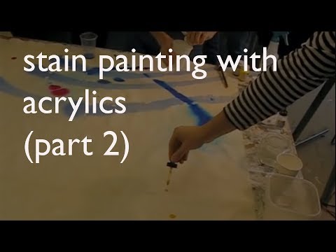 Video de la técnica “Soak-stain” | El mundo del arte