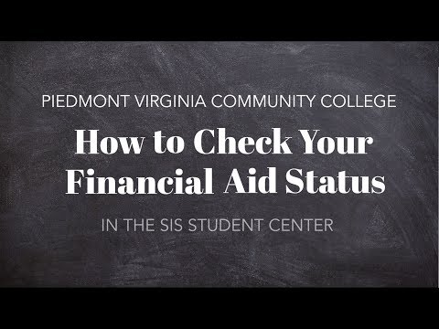 PVCC Financial Aid: How to Check Your Financial Aid Status