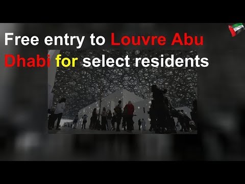 Free entry to Louvre Abu Dhabi for select residents