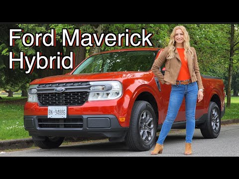 2022 Ford Maverick Hybrid Review // Crazy good fuel economy!
