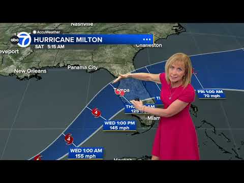 Hurricane Milton weakened early Tuesday to Cat. 4