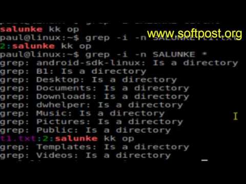 grep command examples in Linux