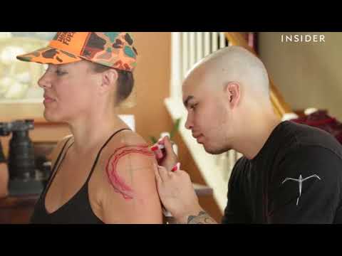Tradition Hawaiian tattoo