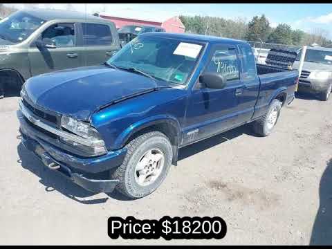 VIN: 1GCDT19W718244852 - 2001 Chevrolet S10- LS