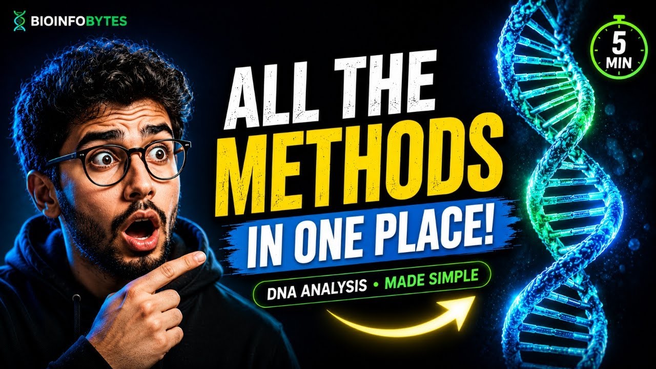Every DNA Analysis Technique Explained in 5 min #bioinformatics