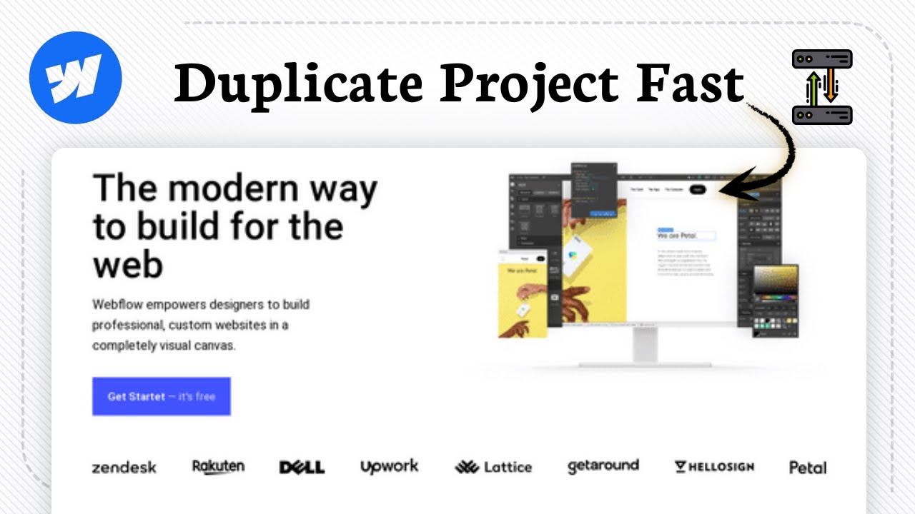 How to clone Webflow site (Replicate Project)