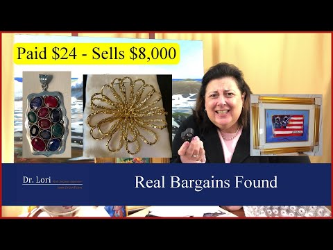 Real Bargains Found: Art Deco Pawn Shop Jewelry, Christian Dior, Peter Max Art, more by Dr. Lori