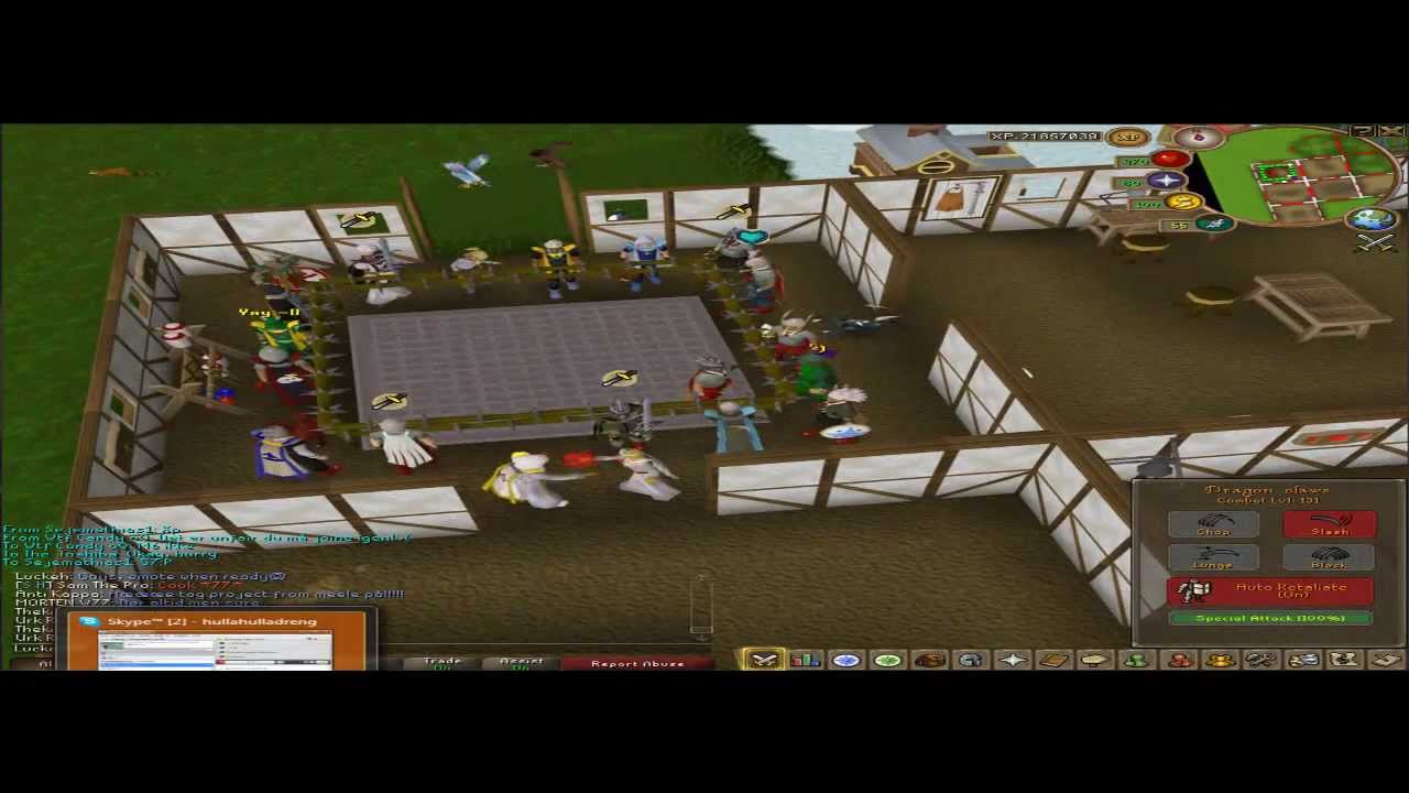 Me getting 99 attack.