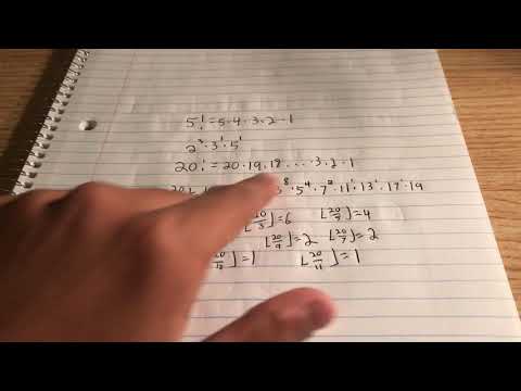 How to Prime Factorize Factorials!