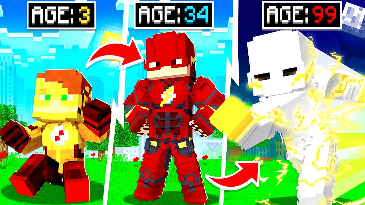 Upgrading THE FLASH to GODSPEED in MINECRAFT!