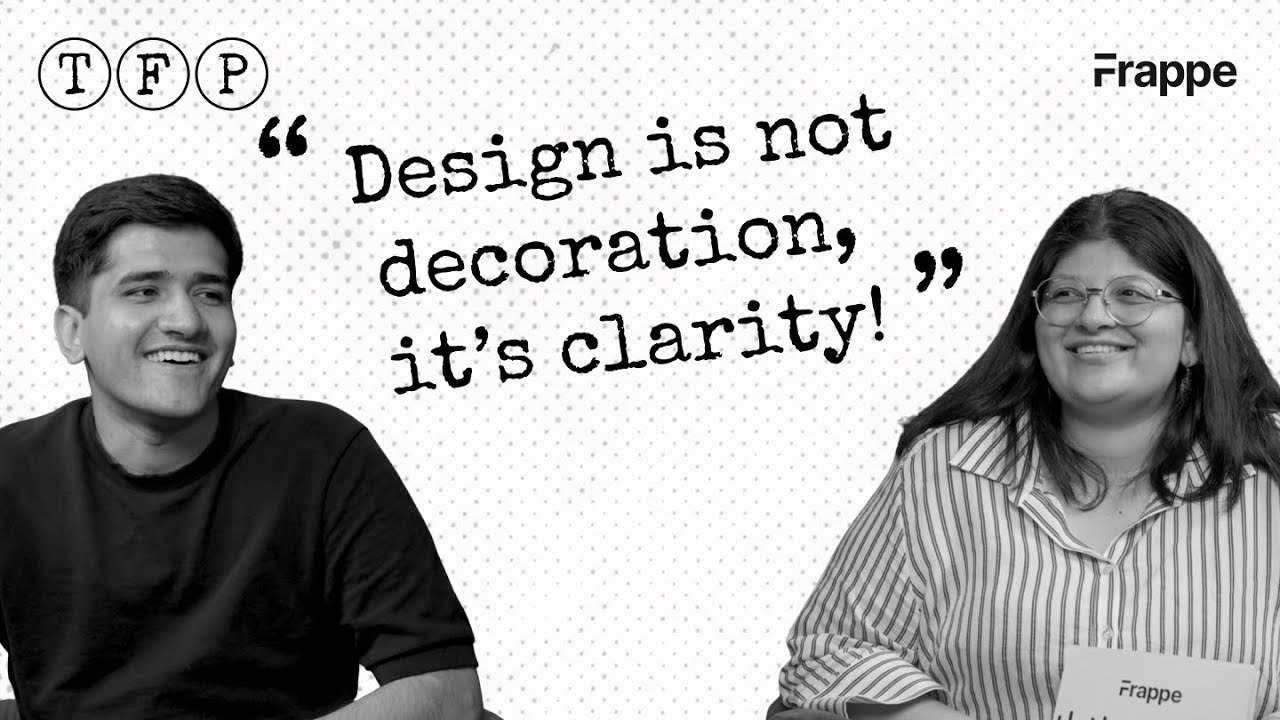 The aesthetics of code ft. Nikhil Kothari | The Frappe Podcast | Episode 9