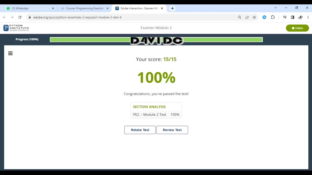 FP2: Examen Módulo 2 Cisco (Fundamentos de Python 2 - RECURSOS DE ESTUDIO)