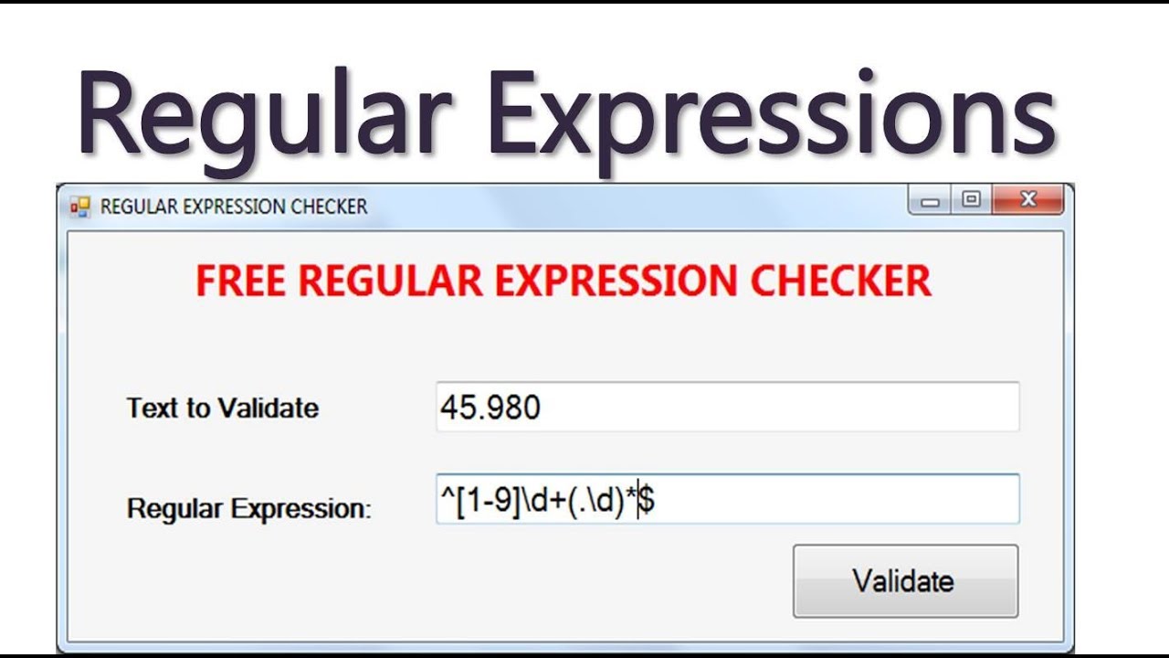Regular Expression Explained (Regex + C#) - Part 1