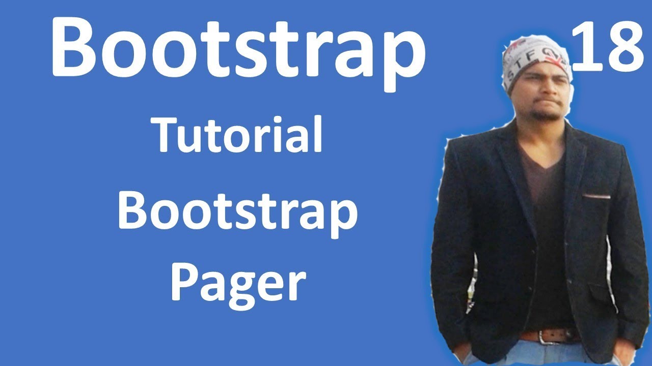 Bootstrap Pager in Bootstrap Tutorial for Beginners #18
