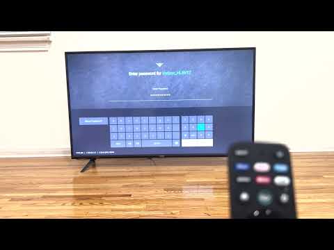 Setting up /Set up process of a Vizio Smart TV(V505-J09)