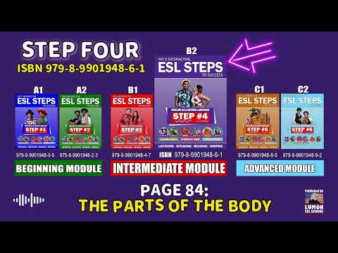LUMON'S ESL STEP 4 - PAGE 84: The Parts of the Body Vocabulary