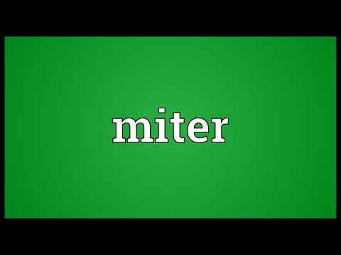 Miter Meaning