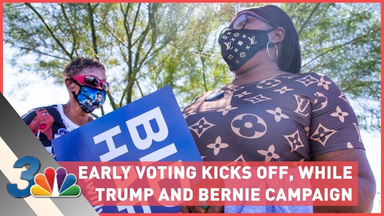 Huge voter turnout as early voting begins in Nevada