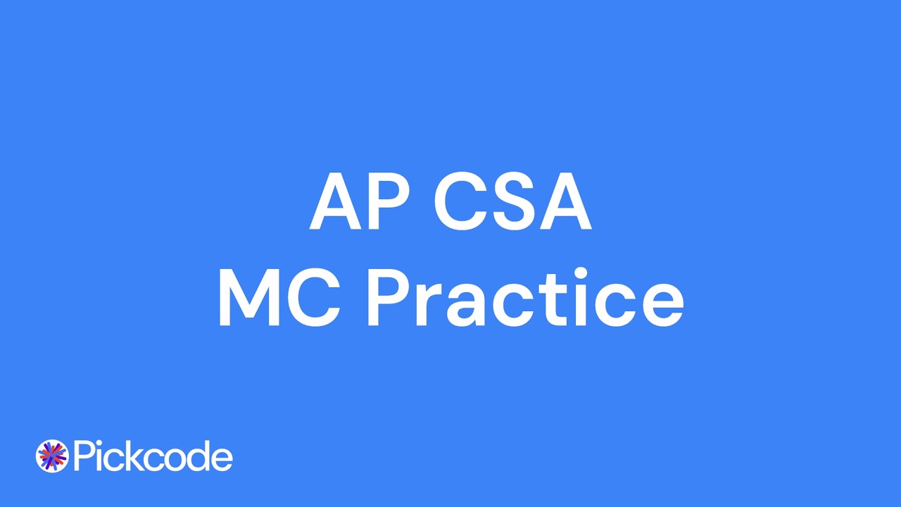 AP CS A 2026 Multiple Choice Practice