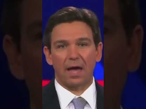 Ron Desantis Trying to Smile But Slurping Instead #shorts #politics #humor