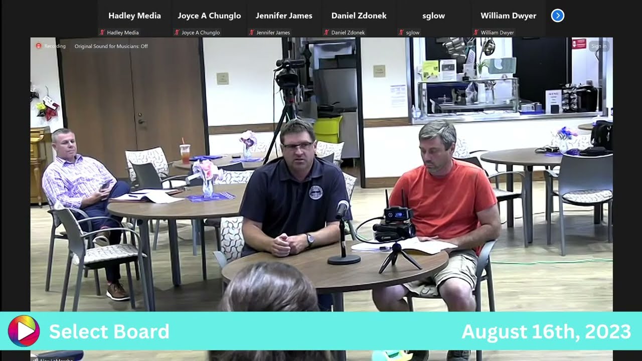 Select Board: 8-16-23