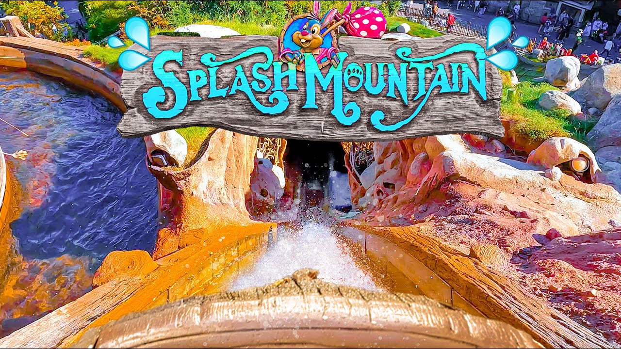 MyDisneyFix | Splash Mountain Farewell Disneyland- FULL Ride POV [4K] Log Flume Ride | TPMVids