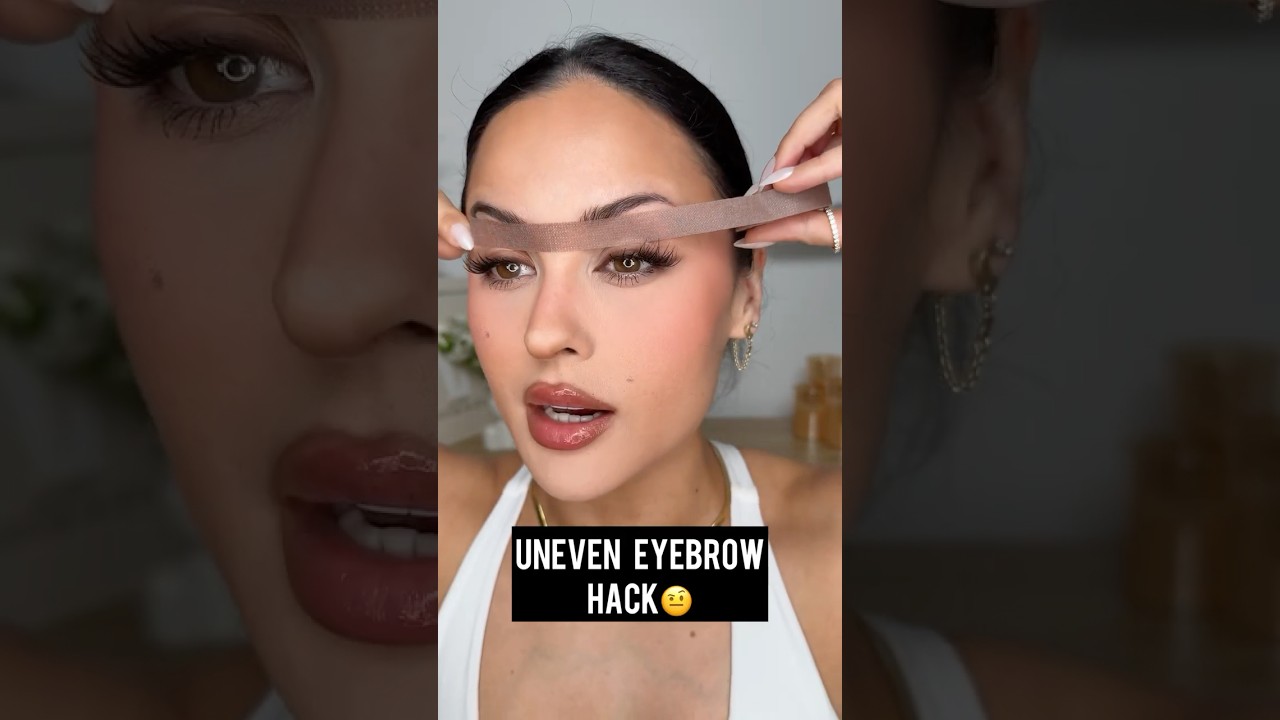 Uneven Eyebrow Hack l Christen Dominique