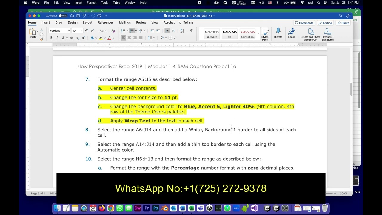 New Perspectives Excel Modules 1-4 SAM Capstone Project 1a | Tallridge Regional Medical Center