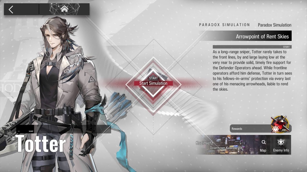 Arknights Paradox Simulation Totter Guide