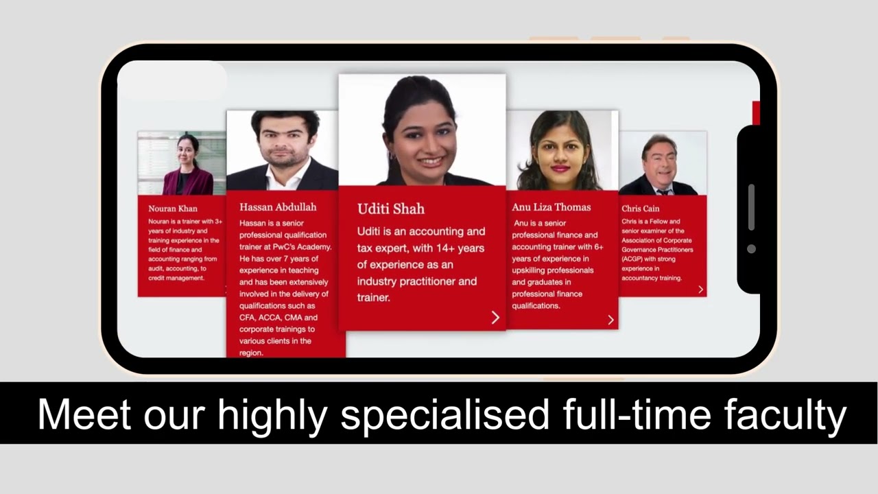PwC's Academy ACCA Qualification