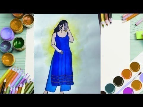 Girl esthetic drawing#trending#shortvideo#viralshort#ytshorts#drawing#shortsfeed#viralvideo