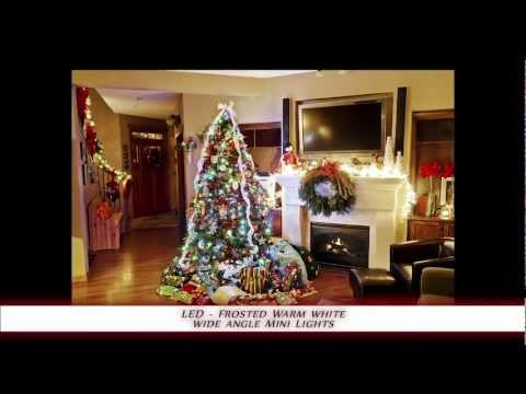 LED Wide Angle Mini Lights - Warm White Frost
