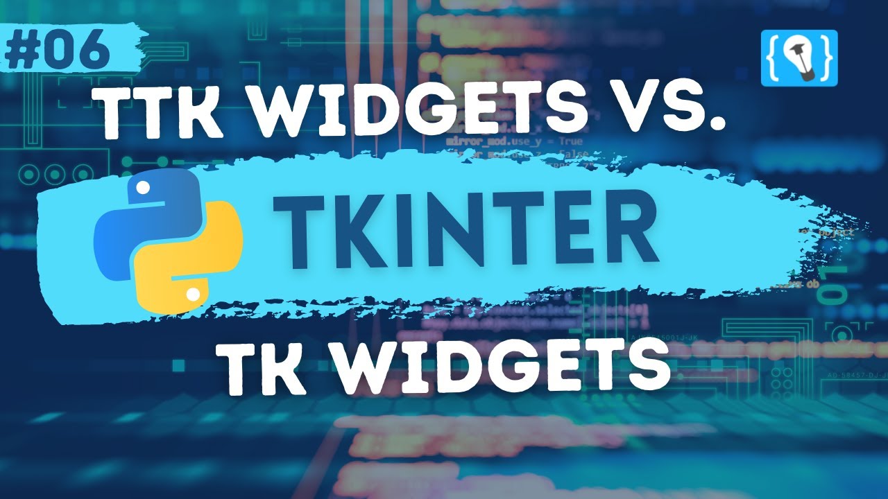 Python Tkinter Tutorial German #6 - ttk Widgets vs. tk Widgets