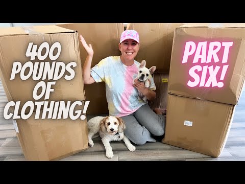 ThredUp 200 Pound Bulk Rescue Mystery Box Unboxing Series - Part 6