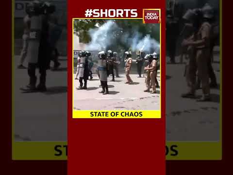 Sri Lankan Army Fires Tear Gas At Angry Protestors  #shorts #srilankaprotest