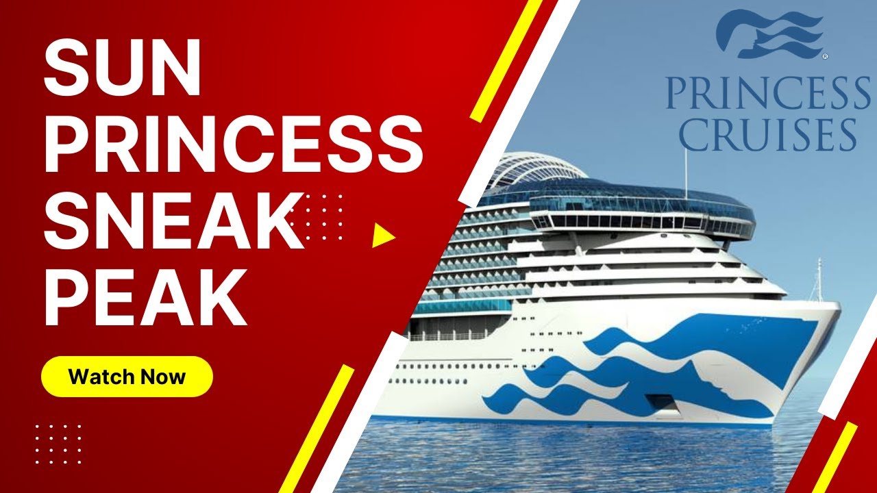Sun Princess. Here comes the Sun! Ship Tour Sneak Peek