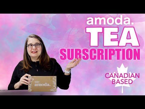 amoda tea subscription review - Canadian tea subscription box
