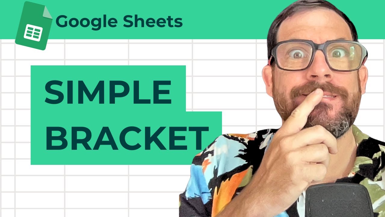 Create Simple Tournament Brackets in Google Sheets